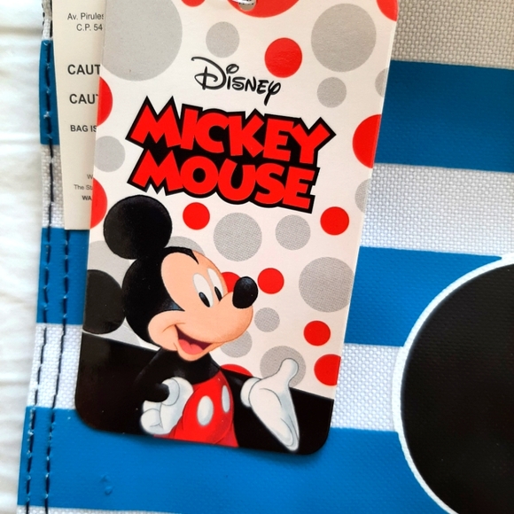 Disney | Bags | New Disney Mickey Mouse Zipper Tote Bag | Poshmark